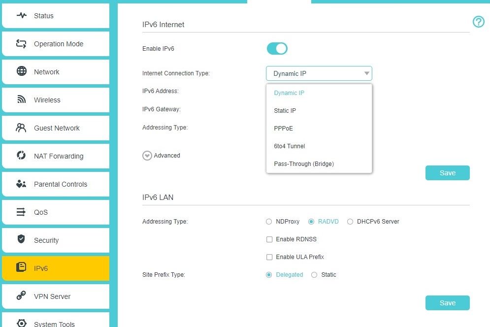 How to set up IPV6 on a TP Link router from bridged T3200M | TELUS ...
